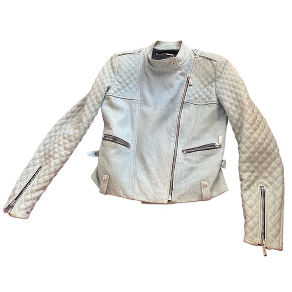Barbara Bui | Jackets & Coats | Barbara Bui Leather Jacket Quilted ...